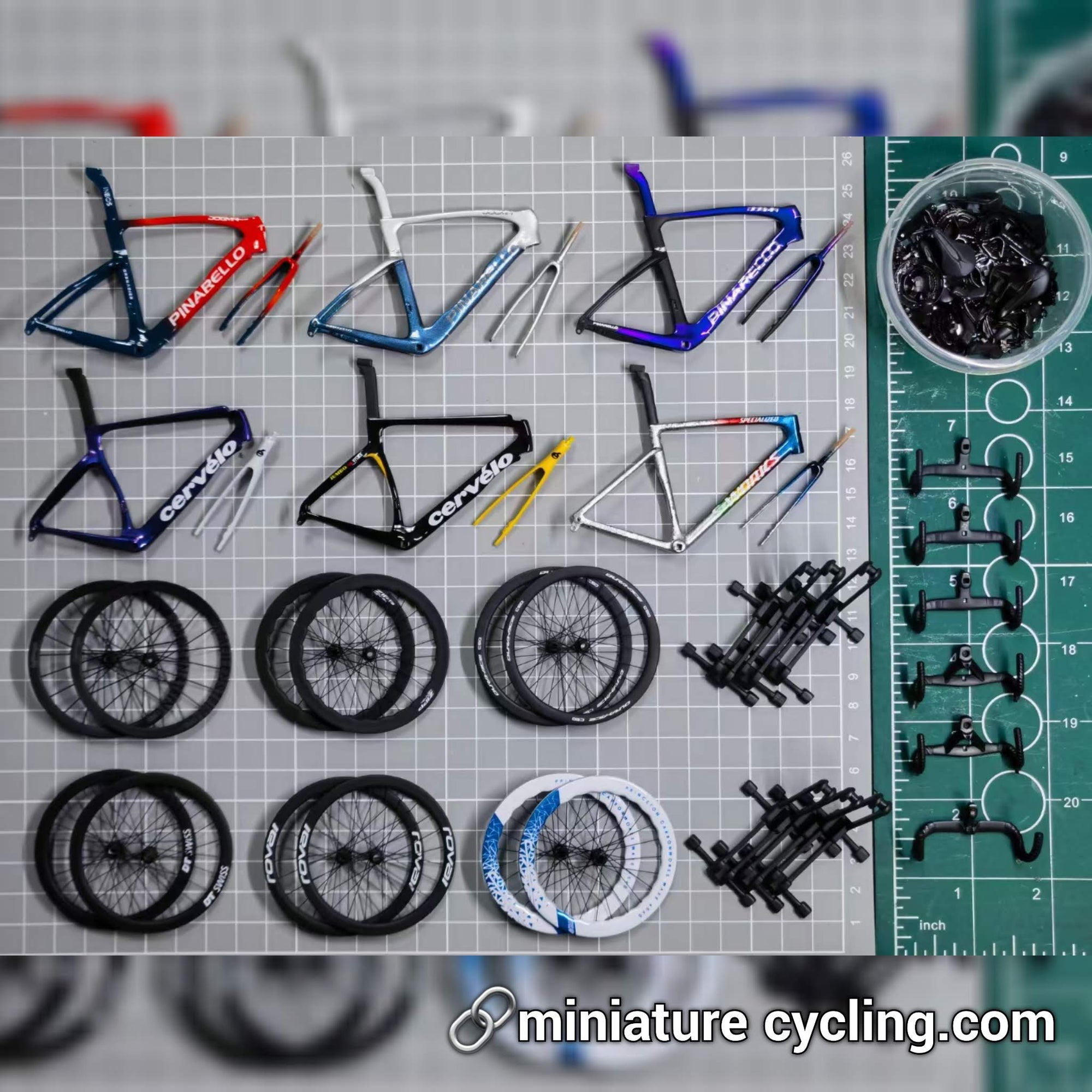 Cyclisme miniature | Modèle de vélo de route fait main sur mesure super ...